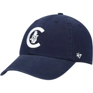 '47 Chicago Cubs Cooperstown Collection Clean Up Adjustable Cap - Navy