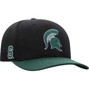 Top Of The World Michigan State Spartans Flexfit Tech Flex Hat - Black