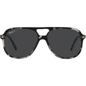 Ray-ban 56mm Polarized Sunglasses - Gunmetal Tort