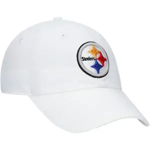 '47 Pittsburgh Steelers Miata Clean Up Logo Cap - White
