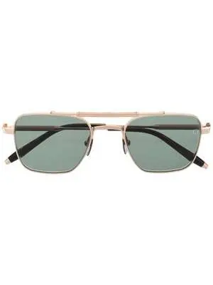 AKONI Europa Square-frame Sunglasses - Gold