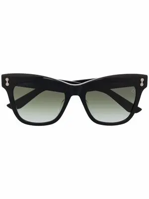 AKONI Vela Cat-eye Sunglasses - Black