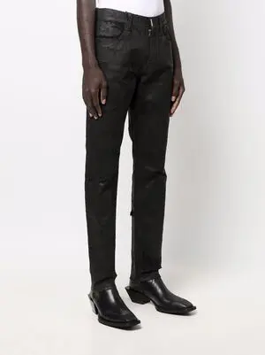 Givenchy Distressed-effect Slim-fit Jeans