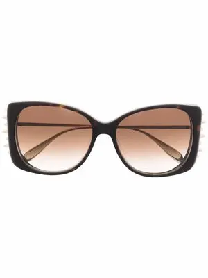 Alexander McQueen Studded Cat-eye Sunglasses