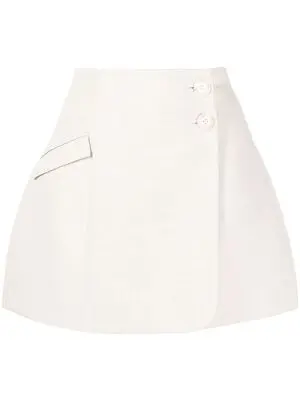 Anna Quan Jenna Wrap Skirt - Neutrals