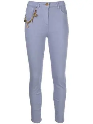 Elisabetta Franchi Charm-detail Denim Jeans - Blue