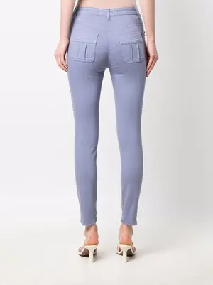 Elisabetta Franchi Charm-detail Denim Jeans - Blue