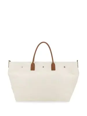Saint Laurent Maxi Rive Gauche Tote Bag - Neutrals