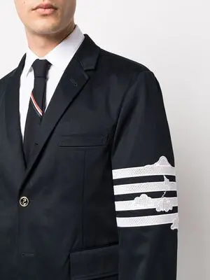 Thom Browne 4-bar Single-breasted Blazer - Blue