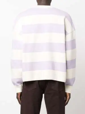 Palm Angels Coral Mix Knit Sweatshirt