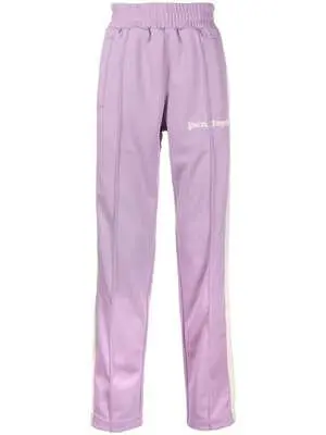 Palm Angels Logo-print Track Pants - Purple