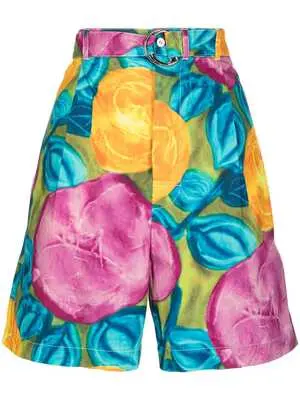 Marni Floral-print Shorts - Multicolour