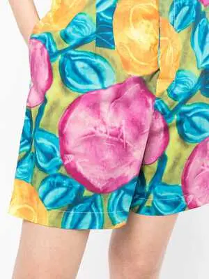 Marni Floral-print Shorts - Multicolour