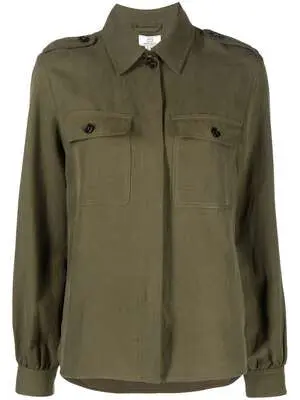 Woolrich Fitted Button-up Shirt - Green