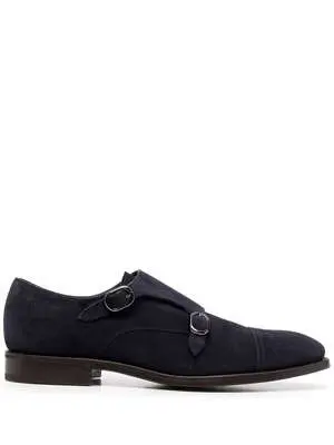 HENDERSON BARACCO Side-buckle Monk Shoes - Blue