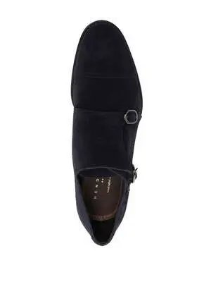 HENDERSON BARACCO Side-buckle Monk Shoes - Blue