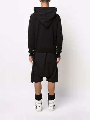 Rick Owens Draped Pointed Zip Hoodie