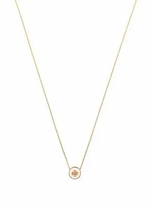 Tory Burch Kira Enamel Pendant Necklace - Gold