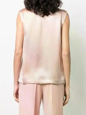 Alberta Ferretti Pussy-bow Silk Blouse