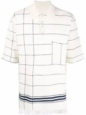 MAISON MARGIELA Striped Polo Shirt