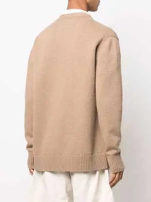 MAISON MARGIELA Oversized Knit Cardigan - Brown