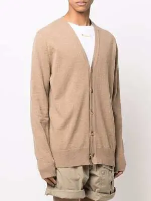 MAISON MARGIELA V-neck Cardigan - Brown