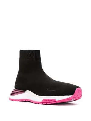 FERRAGAMO Sock-style Sneakers - Black