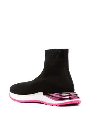 FERRAGAMO Sock-style Sneakers - Black