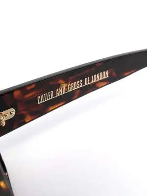 CUTLER & GROSS Rectangle Frame Sunglasses