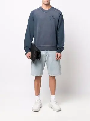 DIESEL® Manny Patch-detail Sweatshirt