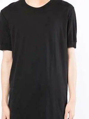 Boris Bidjan Saberi Raw-cut Hem Cotton T-shirt