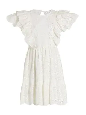 Sea Women's Vienne Cotton Tunic-Style Minidress - White  - White