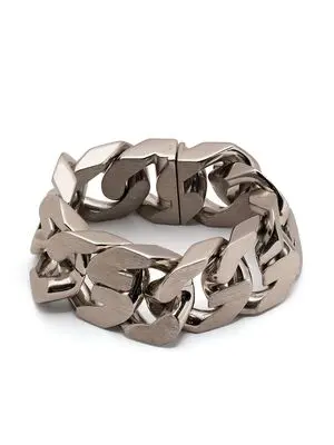 Givenchy Chunky Curb-chain Bracelet - Silver