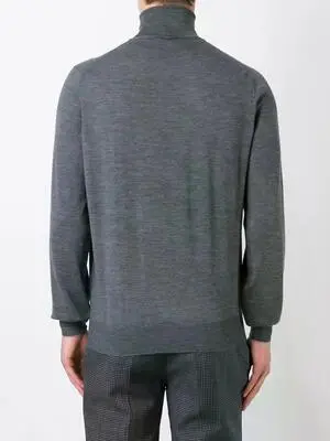 Brunello Cucinelli Turtleneck Long Sleeve Sweater - Grey