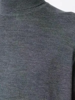 Brunello Cucinelli Turtleneck Long Sleeve Sweater - Grey