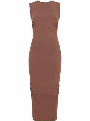 Brown Sleeveless Cocktail Dresses