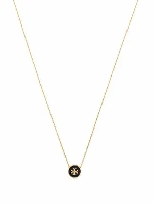 Tory Burch Kira Enamel Pendant Necklace - Gold