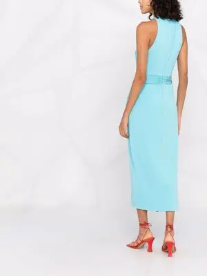 SELF-PORTRAIT Asymmetric Draped Dress