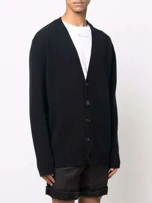 MAISON MARGIELA Oversized Knit Cardigan - Blue
