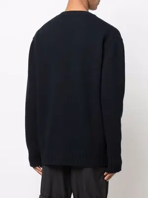 MAISON MARGIELA Oversized Knit Cardigan - Blue