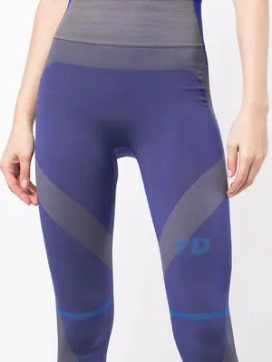 7 DAYS ACTIVE Logo-print Panelled Tights