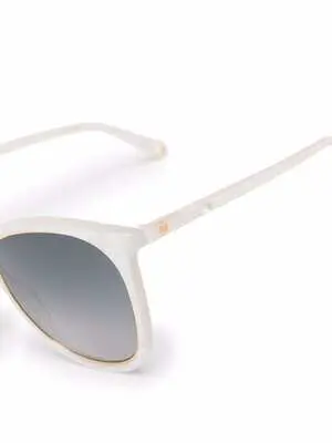 Gucci Round-frame Chain Sunglasses