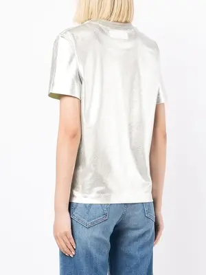 Stella McCartney 2001 Logo Metallic T-shirt