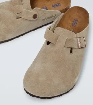 BIRKENSTOCK Boston Sfb Suede Mules