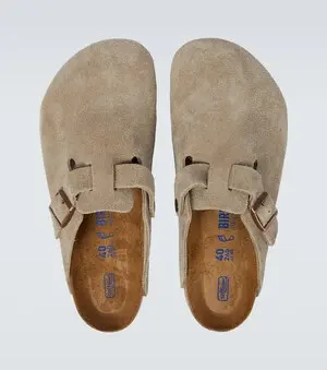 BIRKENSTOCK Boston Sfb Suede Mules