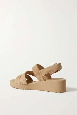Vince Skylar Suede Wedge Slingback Sandals
