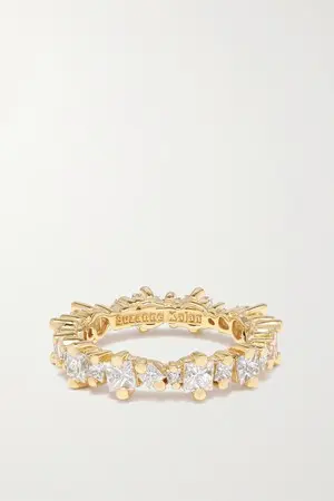 SUZANNE KALAN Eternity 18-karat Diamond Ring - Gold