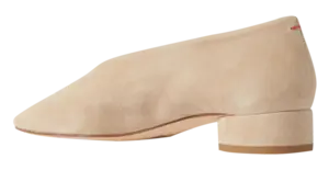 AeydĒ Delia Suede Ballet Flats - Neutrals