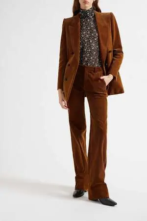Saint Laurent Cotton-corduroy Bootcut Pants