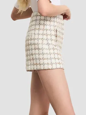 Veronica Beard Jazmin Tweed Shorts